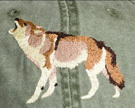 ECO Embroidered Baseball Caps – Wolf Park