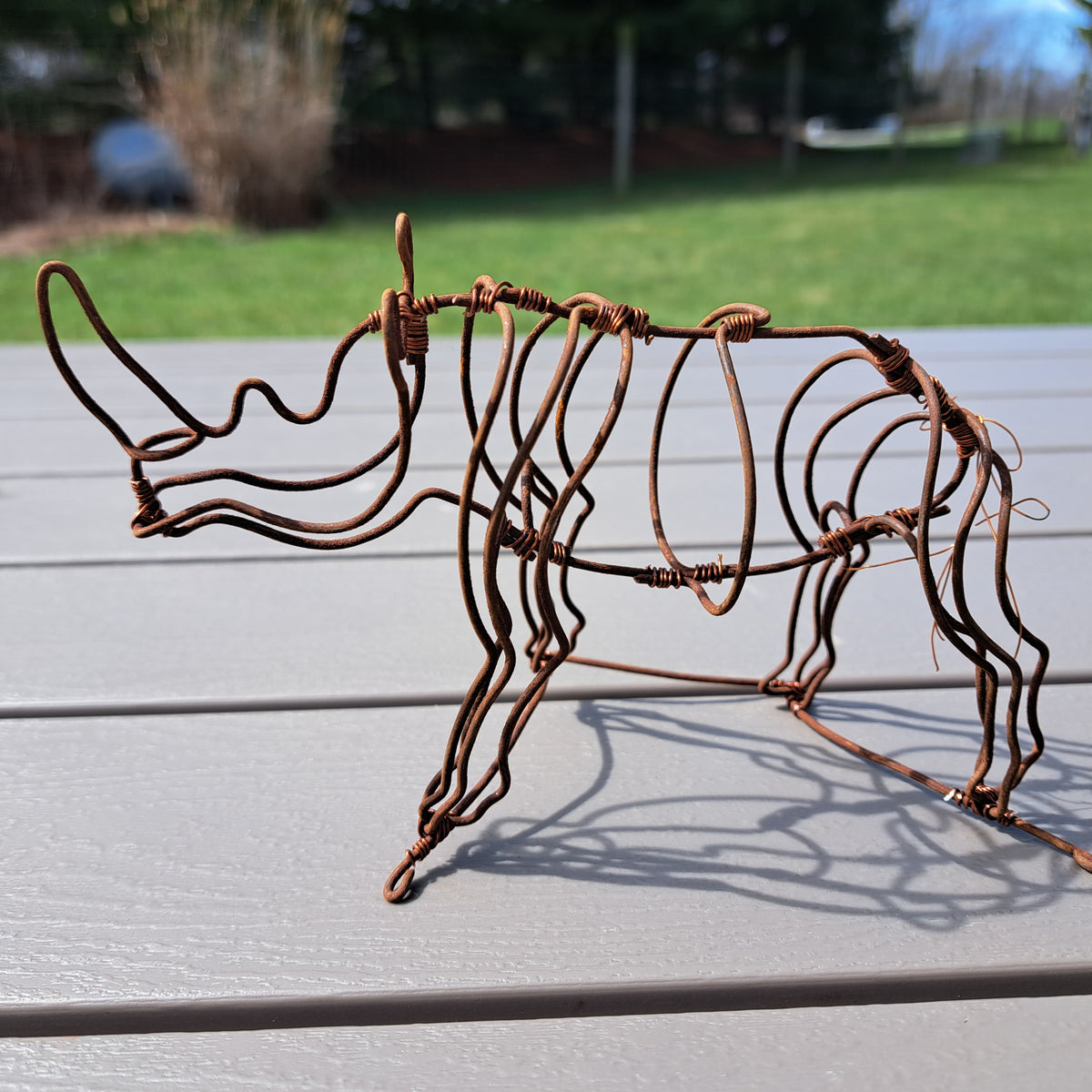 Snare Wire Animals Sculptures – Wolf Park