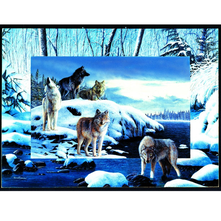 Ice Wolves 1000 Piece Puzzle – Wolf Park